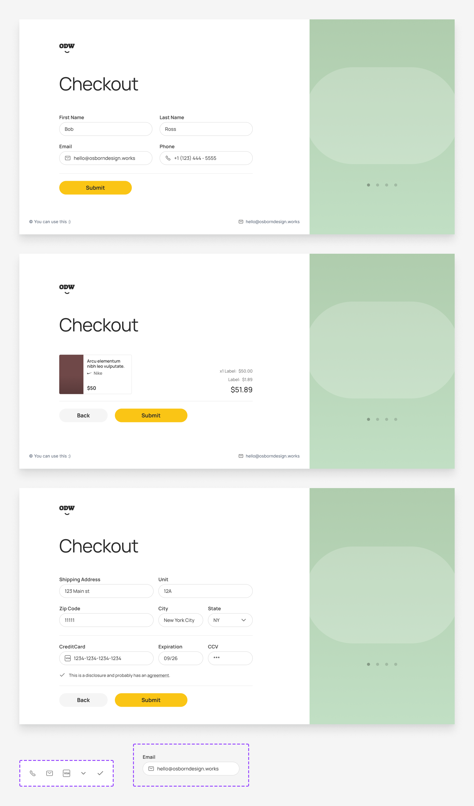Figma Desktop Checkout Form, Layout Component | Component Collector ... Figma Desktop Checkout Form, Layout Component | Component Collector ...